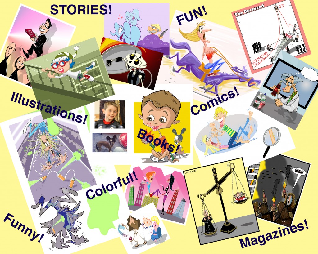 Cartoon Art can bring the most of your book or story! | Digital Diva